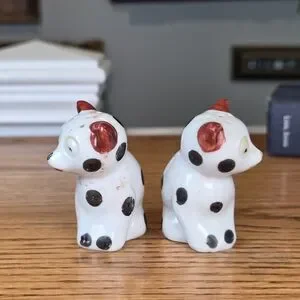 Accents | Vintage Midcentury Spotted Sad Dog Salt Pepper Shakers Kitsch ...